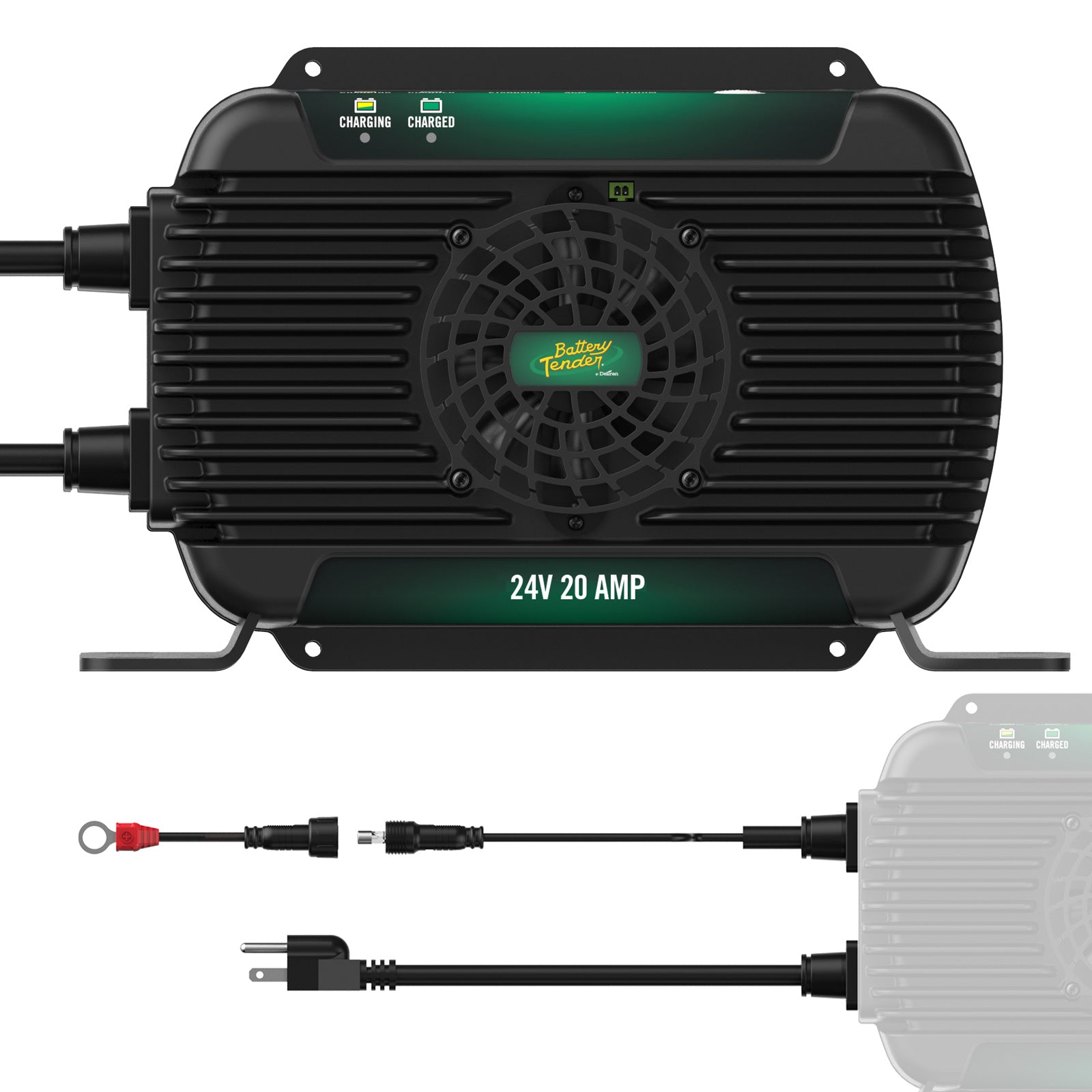 On board battery charger store