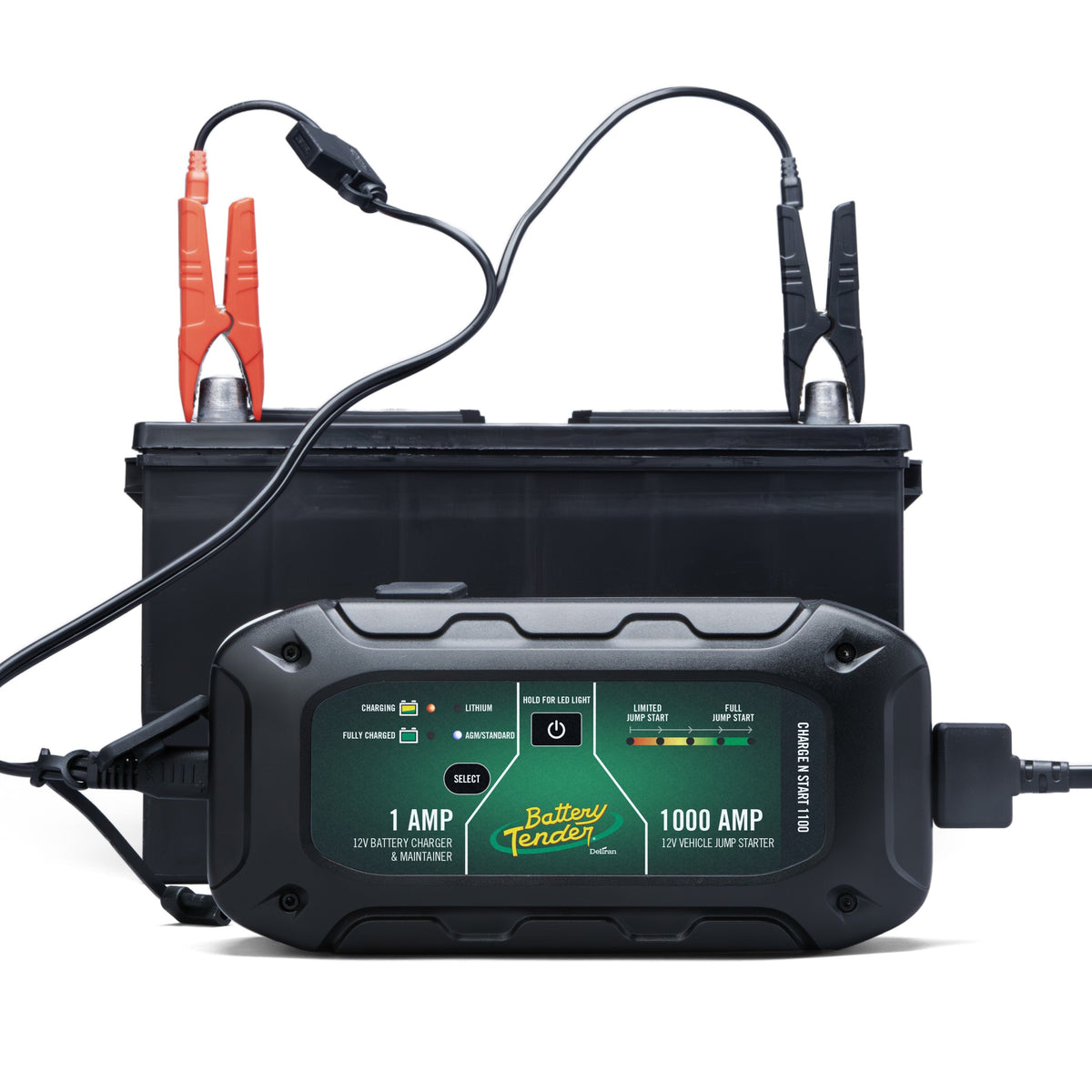 Charge N Start 1100 — 1 Amp Charger & 1000 Amp Jump Starter | Battery ...