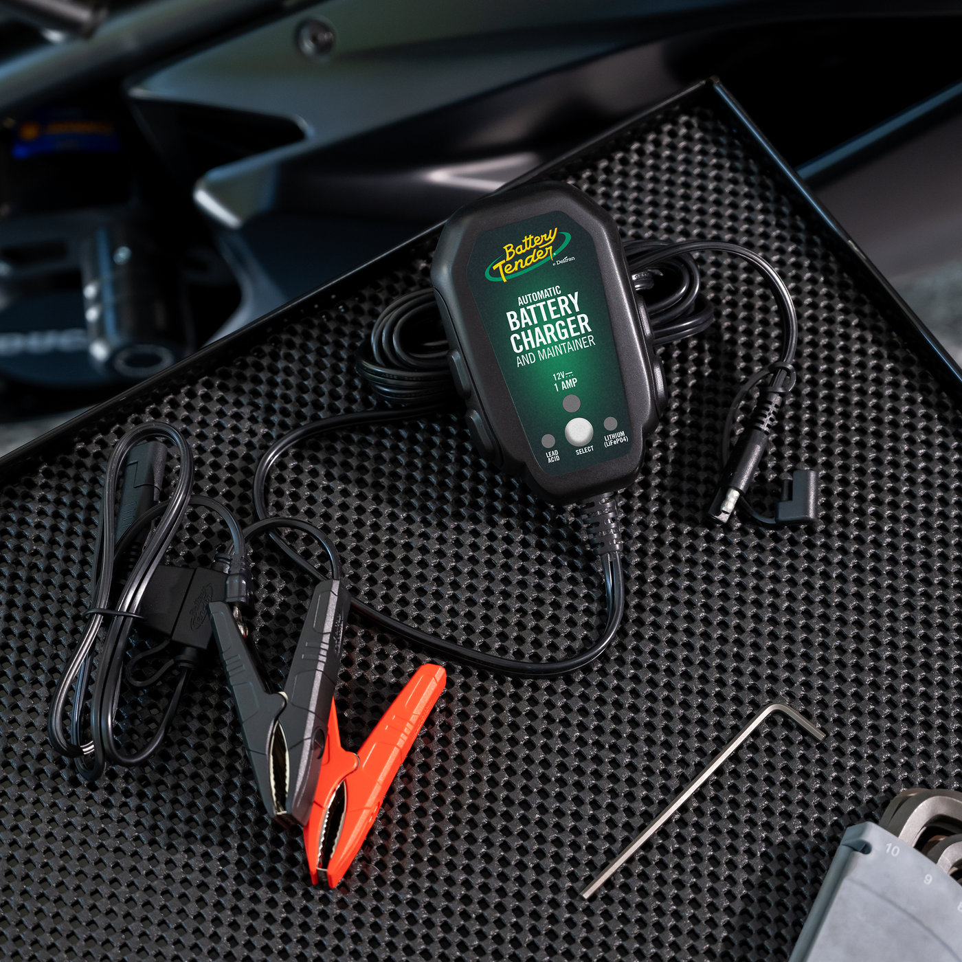 Battery Tender Junior 1 AMP 12V Selectable Chemistry Battery Charger ...