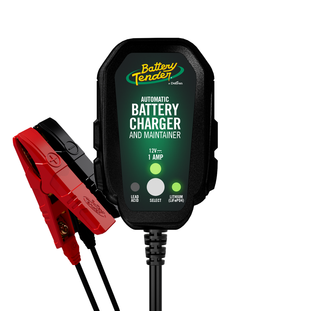 Battery Tender Junior 800mA 12V Selectable Chemistry Battery Charger and Maintainer | Battery ...
