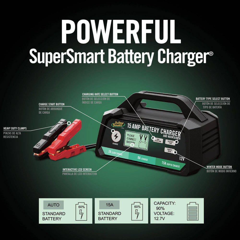 PowerTender® 15/8/2 Amp 12V Battery Charge | Battery Tender®