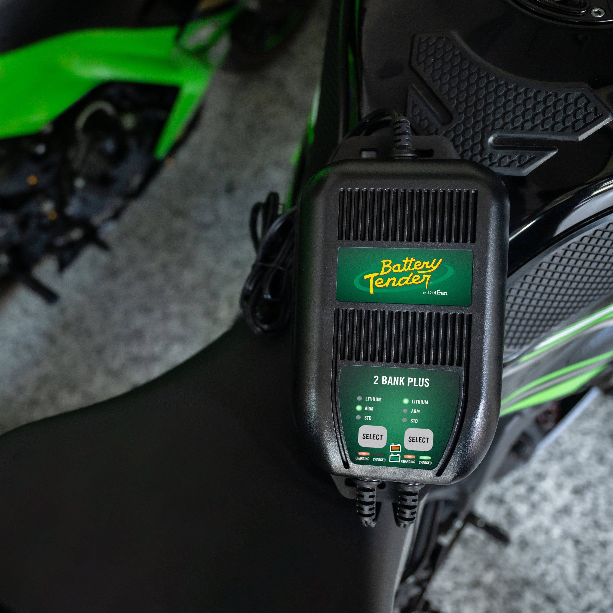 Battery Tender® 2-Bank Smart Battery Charger & Maintainer