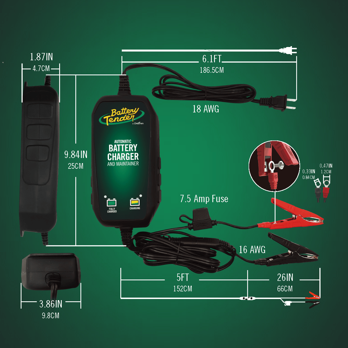 4 AMP Power Tender® 12V / 6V Switchable Battery Charger | Battery Tender®