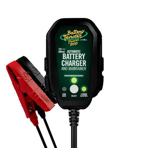 Battery Tender Junior 800mA 12V Selectable Chemistry Battery Charger ...