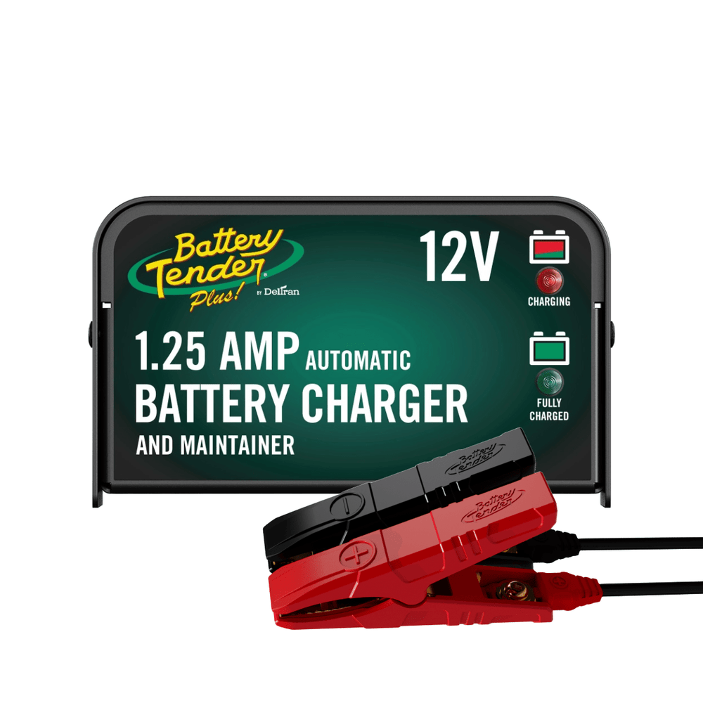 Battery Tender Plus 1.25 AMP 12V Battery Charger and Maintainer ...
