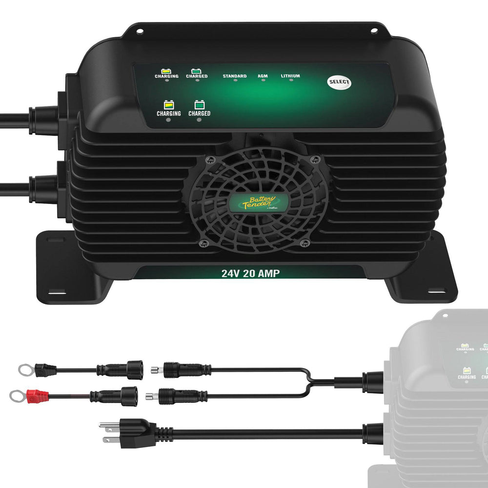 PowerPlus 24V 20 Amp Battery Charger and M | Battery Tender®