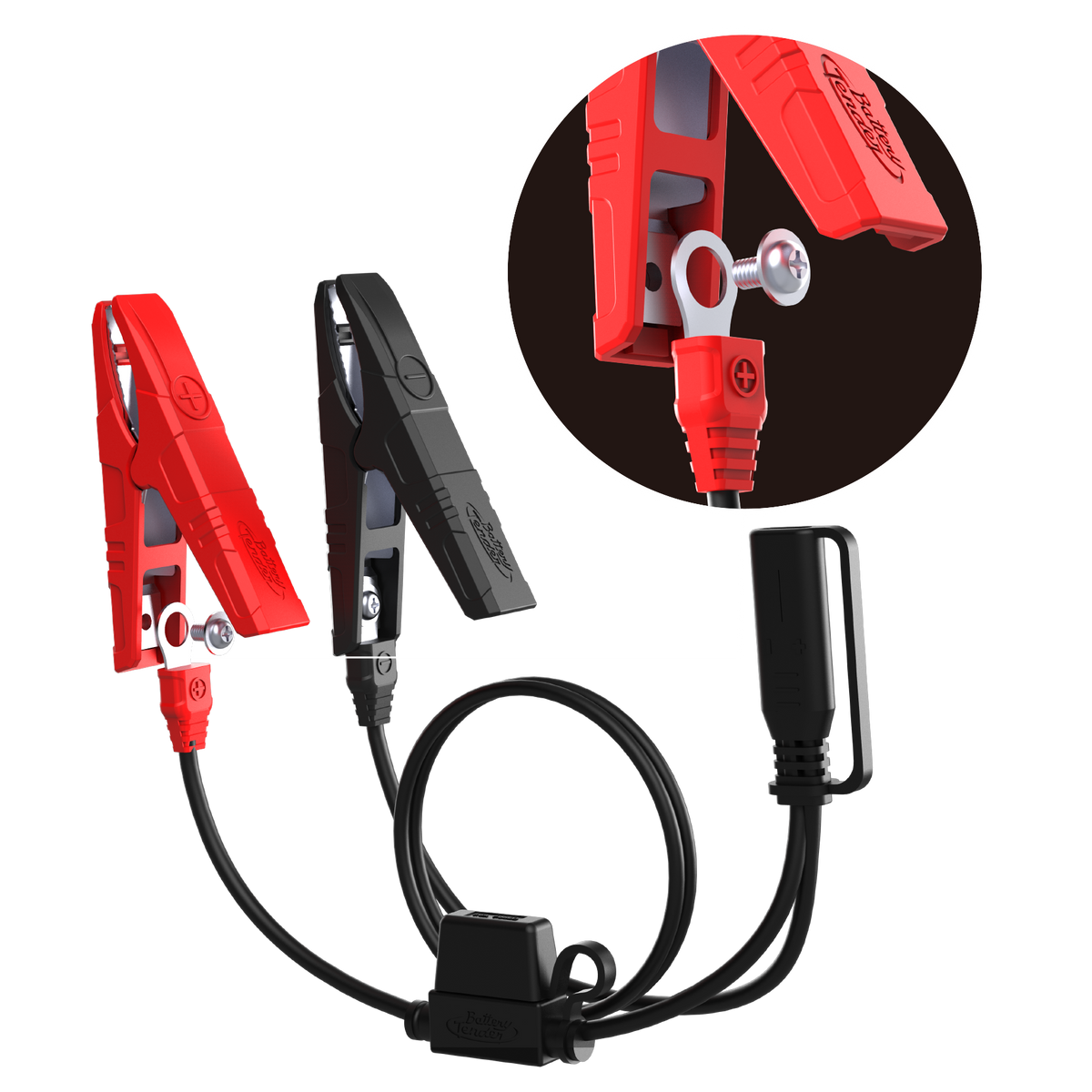Alligator Clip and Ring Terminal Combo with Quick Disconnect | Battery ...