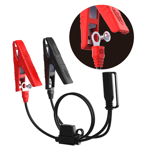 Alligator Clip and Ring Terminal Combo with Quick Disconnect | Battery ...