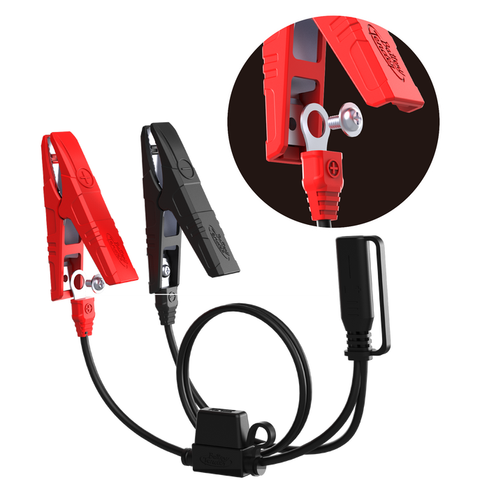 Alligator Clip and Ring Terminal Combo with Quick Disconnect | Battery ...